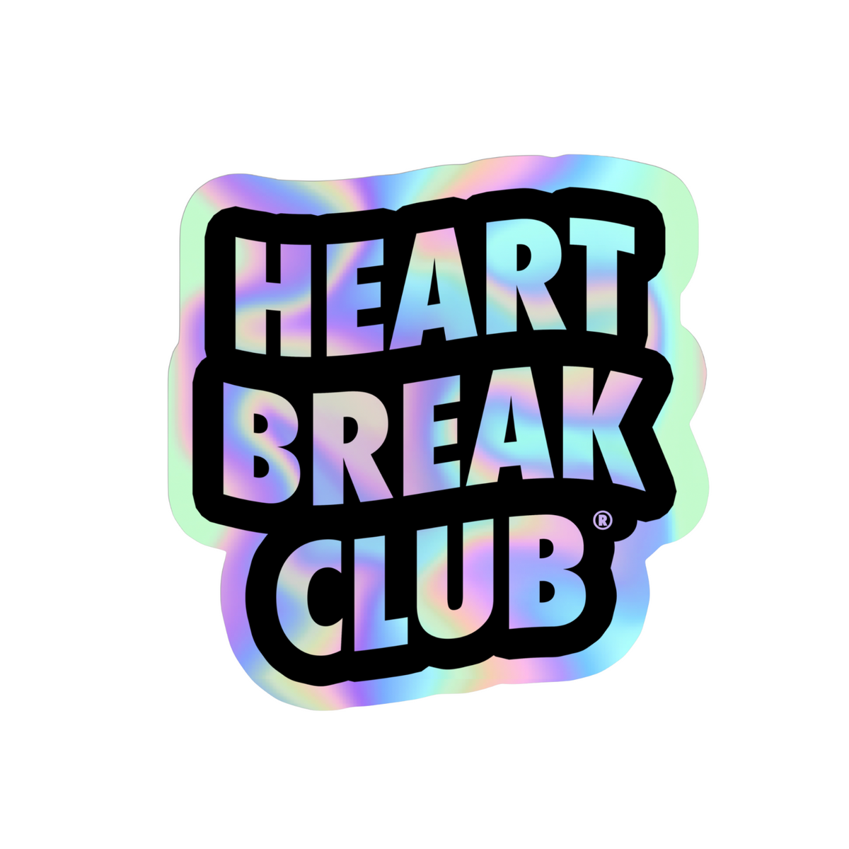 Holographic Sticker – HEARTBREAK CLUB
